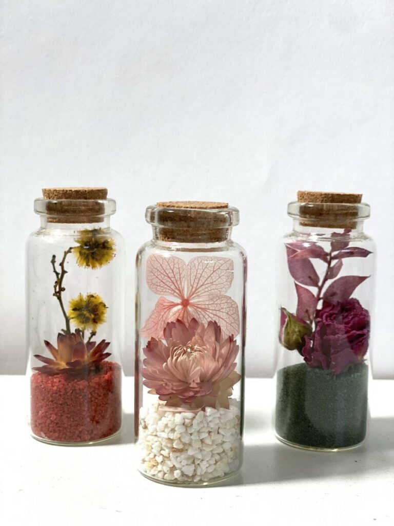Miniature Glass Jars - Everlasting Flowers | Thrive Flowers